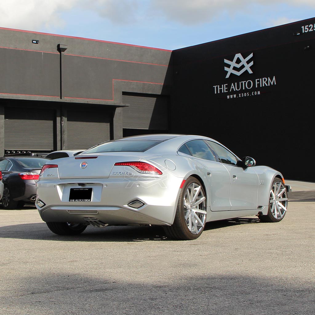 Fisker Karma Silver Avorza Alex Vega Auto Firm - The Auto Firm