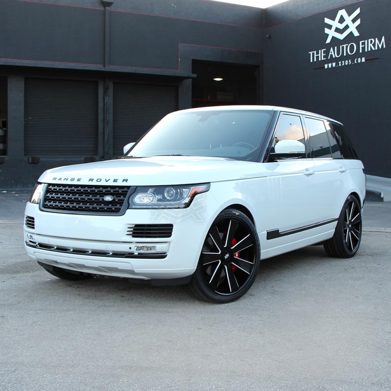 White Range Rover Avorza By Alex Vega The Auto Firm - The Auto Firm