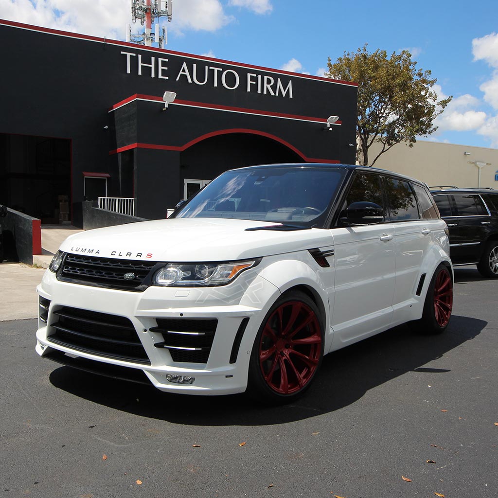 White Range Rover Sport Lumma Avorza by Alex Vega of The Auto Firm ...