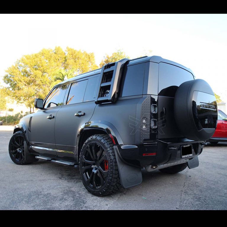 land-rover-defender-matte-black-carlos-boozer-avorza-av4-alex-vega-auto ...