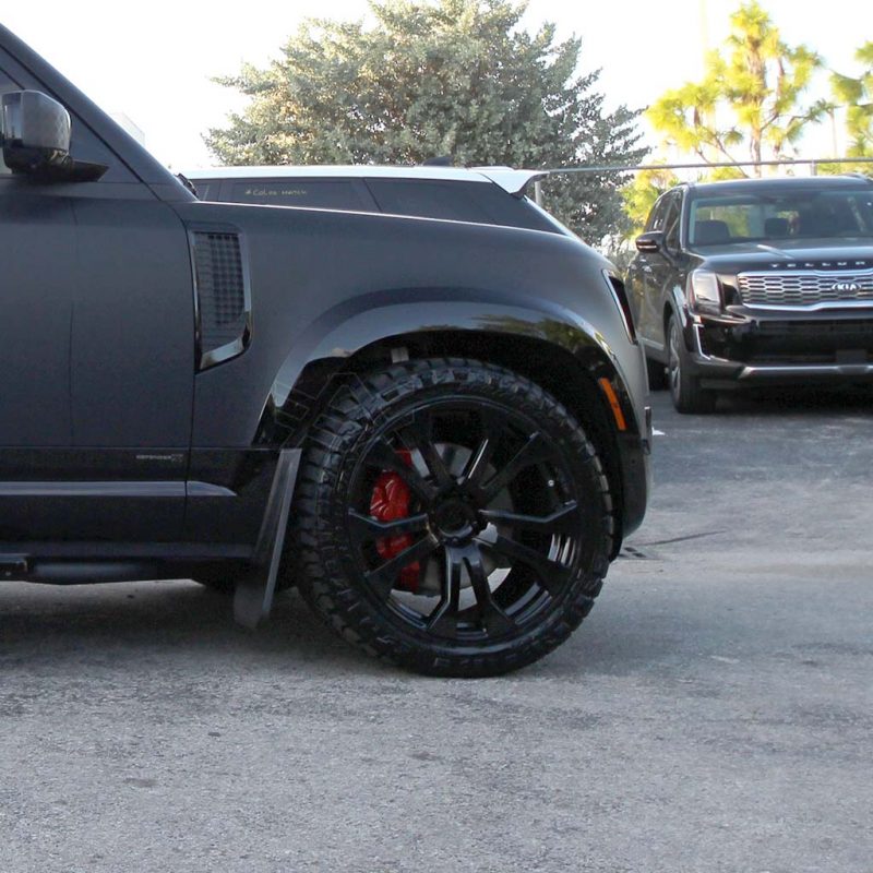 land-rover-defender-matte-black-carlos-boozer-avorza-av4-alex-vega-auto ...